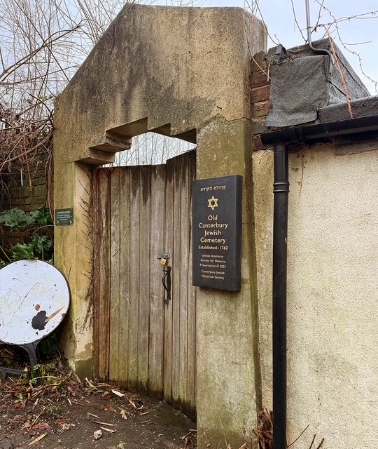 The Old Canterbury (U.K.) Jewish Cemetery Behind the gate – an entire ...